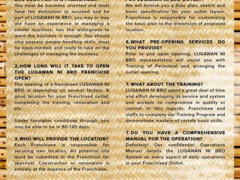 How to franchise Lugawan ni Bro | Franchise Market Philippines